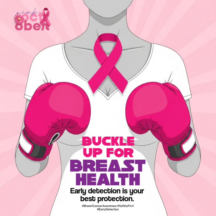 Breast Cancer Awareness Month Template | PosterMyWall