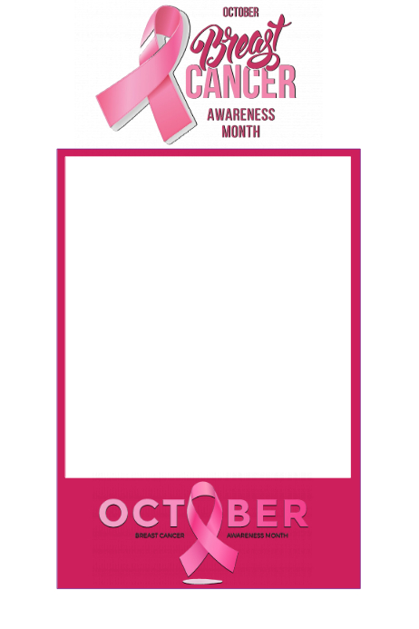 Copy of Breast Cancer Awareness Party Prop Frame | PosterMyWall