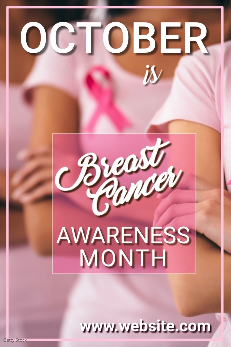 Breast cancer awareness poster (2) Template | PosterMyWall