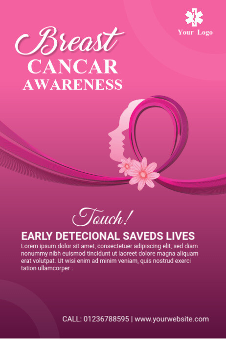 Breast Cancer Awareness Poster Template | PosterMyWall