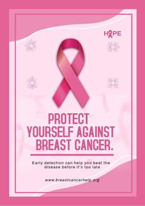 Breast Cancer Awareness Poster Template | PosterMyWall