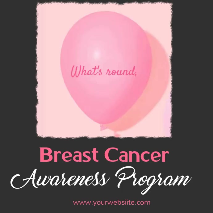 Copy of Breast Cancer Awareness Program | PosterMyWall