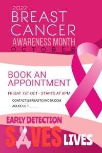 Breast Cancer Banner Template | PosterMyWall