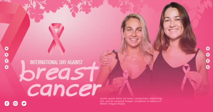 Breast Cancer Banner Ads Template | PosterMyWall