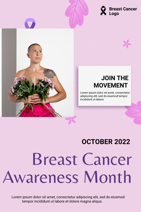 BREAST CANCER BANNER TEMPLATE | PosterMyWall
