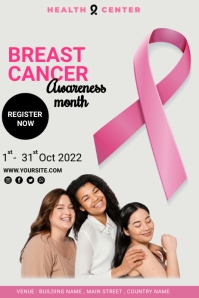 BREAST CANCER BANNER TEMPLATE | PosterMyWall