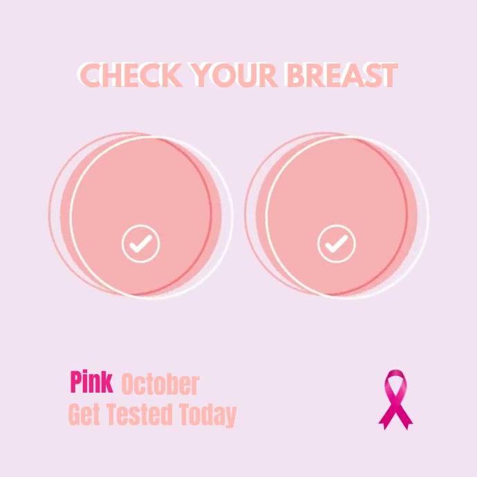 Breast Cancer Check 2023 Template | PosterMyWall