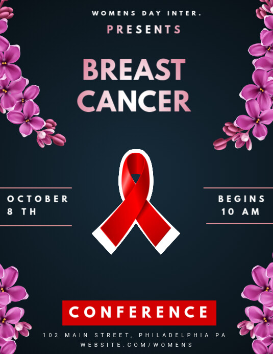 Breast Cancer Conference Invitation Template | PosterMyWall