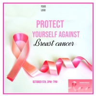 breast cancer instagram post Template | PosterMyWall