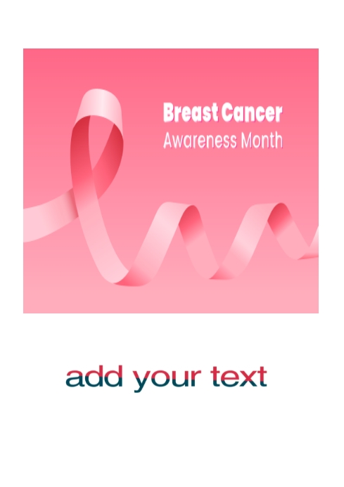 Breast cancer Template | PosterMyWall