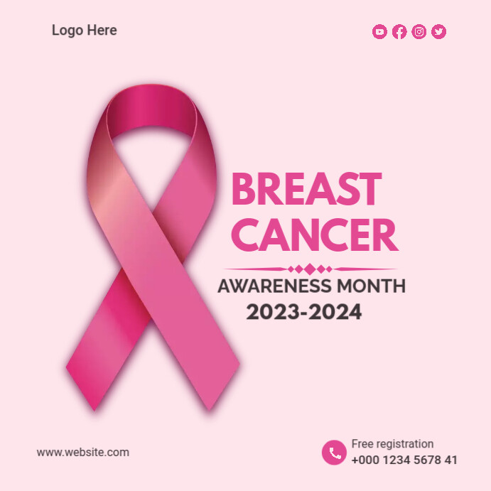 Breast Cancer Template | PosterMyWall