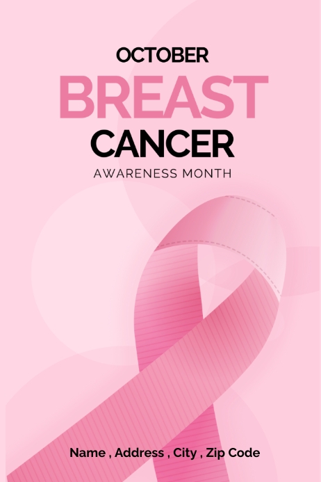 Breast Cancer Template | PosterMyWall