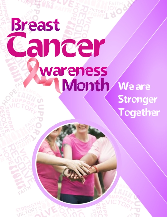 Breast Cancer flyer (4) Template | PosterMyWall