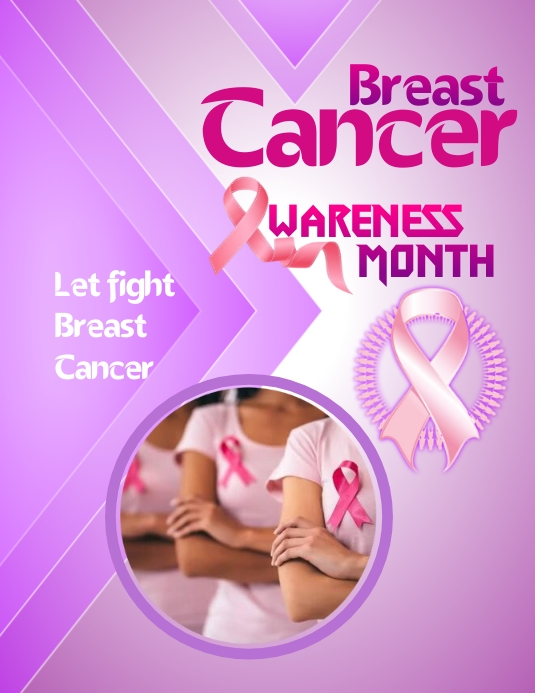 Breast Cancer flyer (7) Template | PosterMyWall