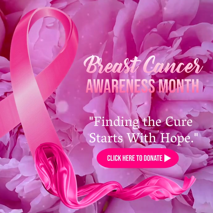 Breast cancer flyer Template | PosterMyWall