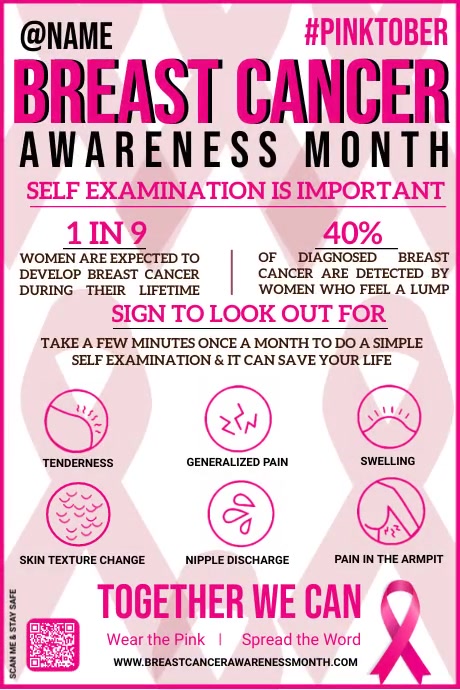 Breast Cancer Flyer Template | PosterMyWall