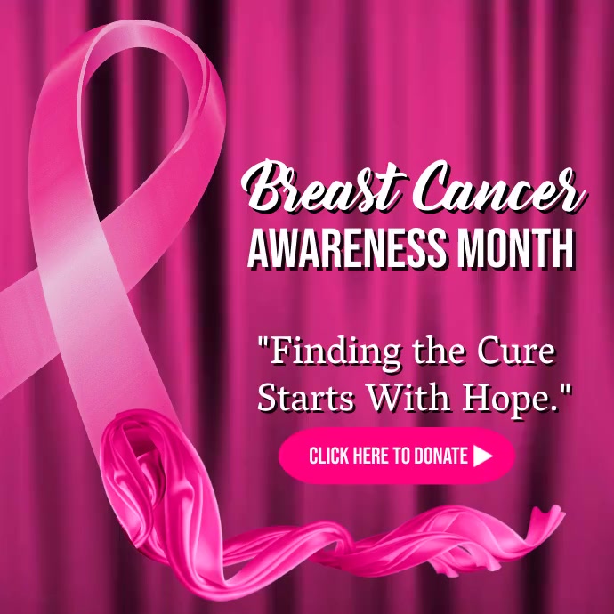 Breast cancer flyer Template | PosterMyWall