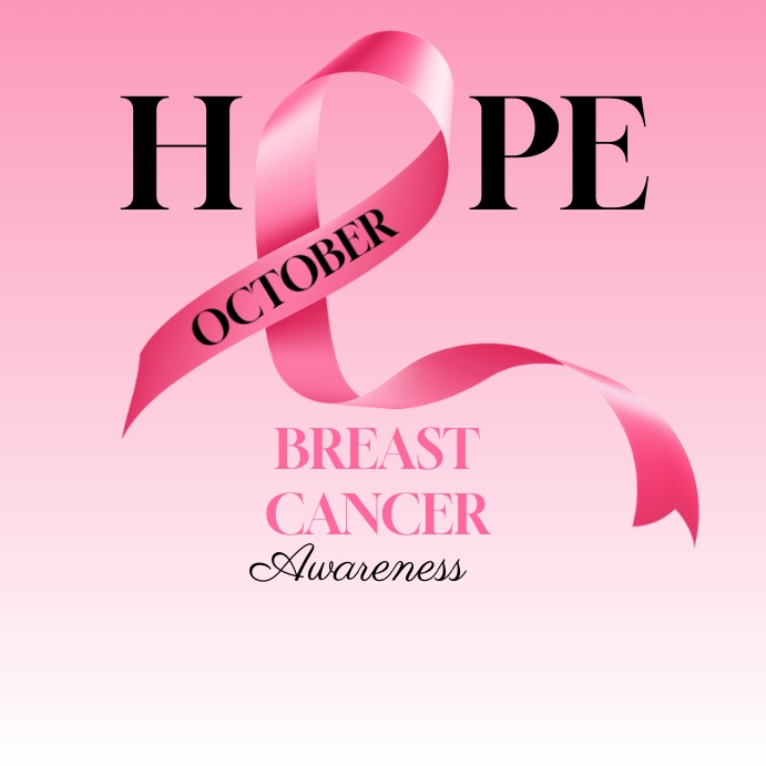 Breast Cancer Hope Template | PosterMyWall