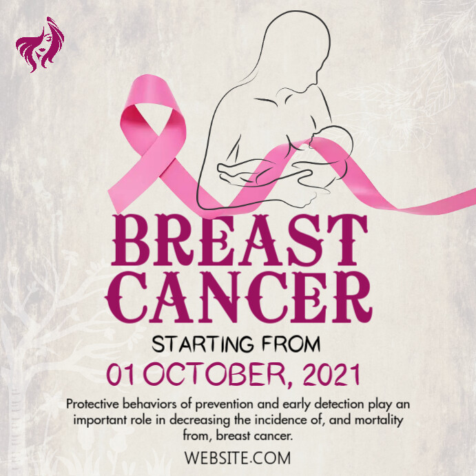 Breast Cancer Instagram Post Template | PosterMyWall