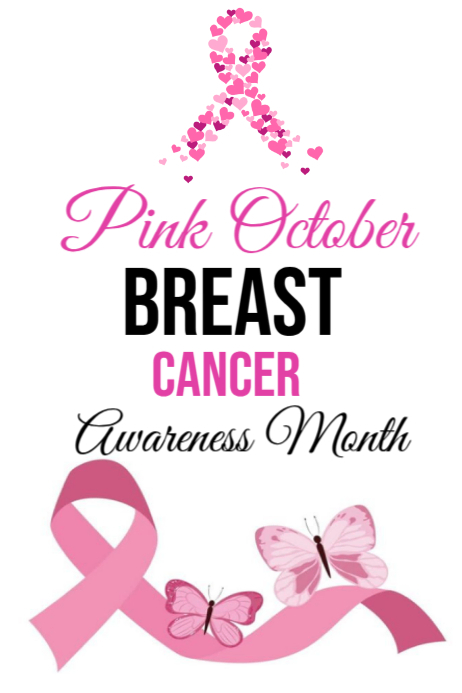Breast Cancer month template 2025 | PosterMyWall