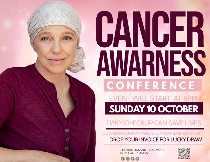 breast cancer post Template | PosterMyWall