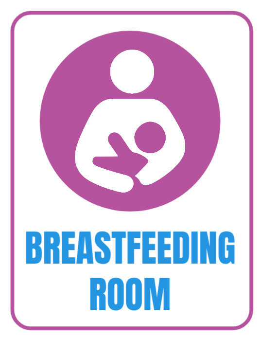 Breastfeeding Room Sign Template Editable Printable Nursing Mother Baby ...