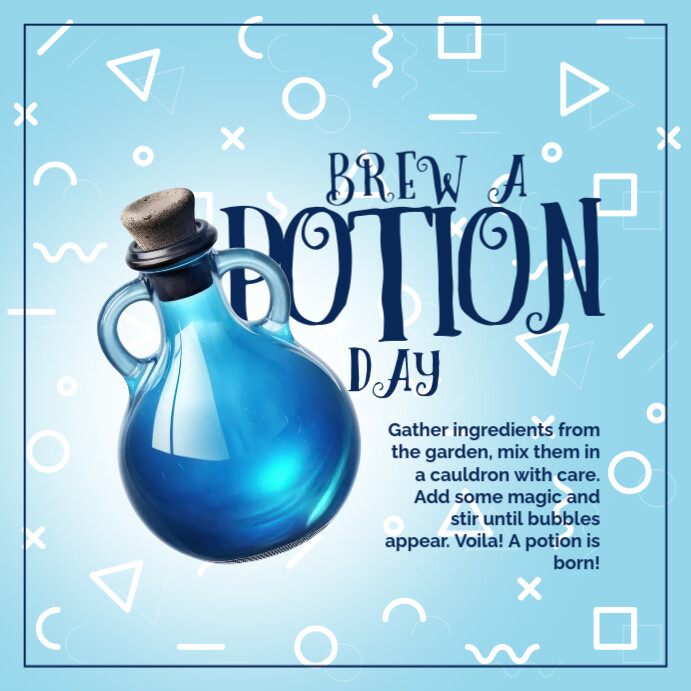 Plantilla de Brew A Potion Day Instagram Post | PosterMyWall