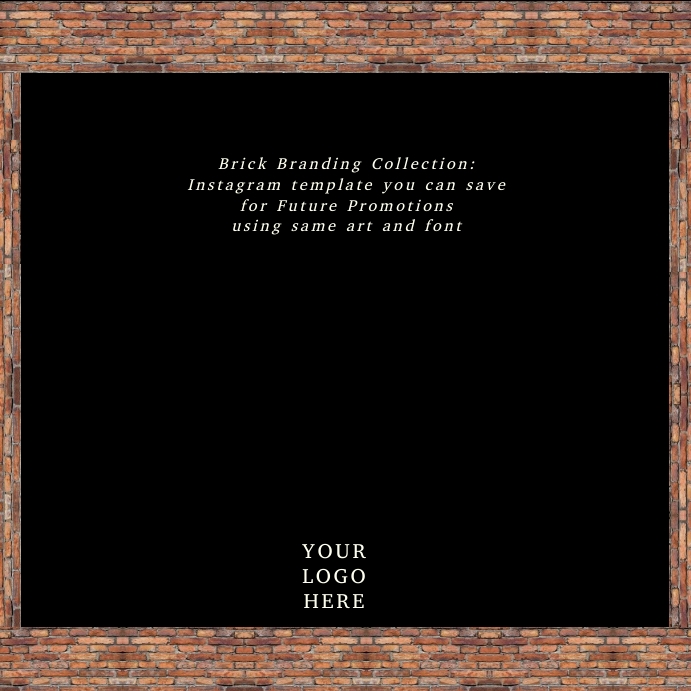 Brick Instagram Business Template | PosterMyWall