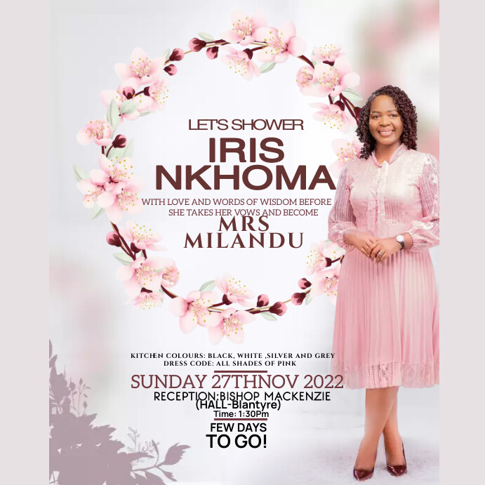 Brida Shower Flyer Template | PosterMyWall