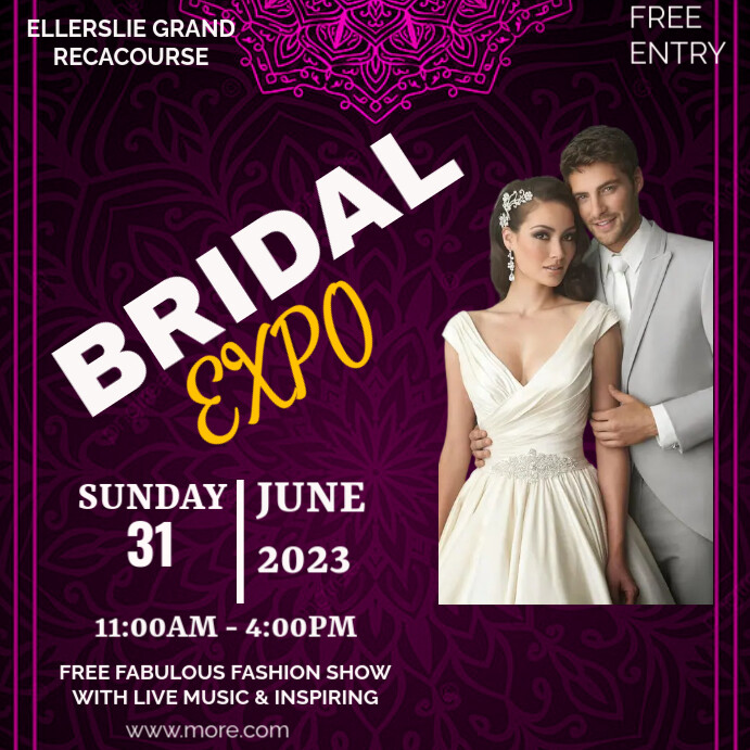 Bridal Expo Flyer Template | PosterMyWall