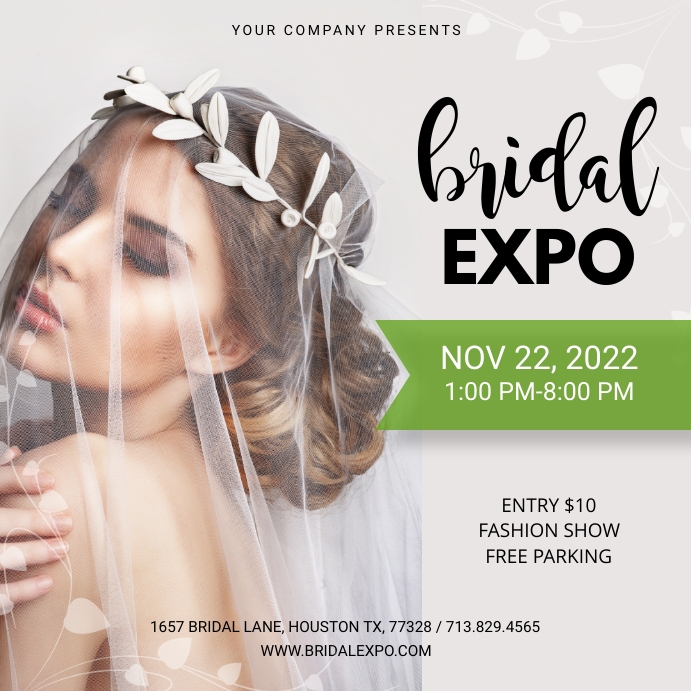 Copy of Bridal Expo Instagram Post | PosterMyWall