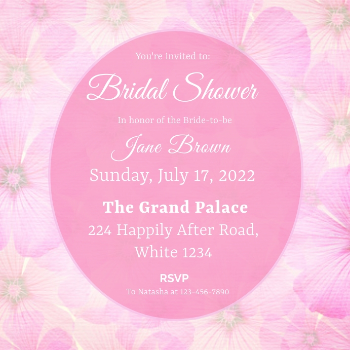 Bridal Shower Template | PosterMyWall