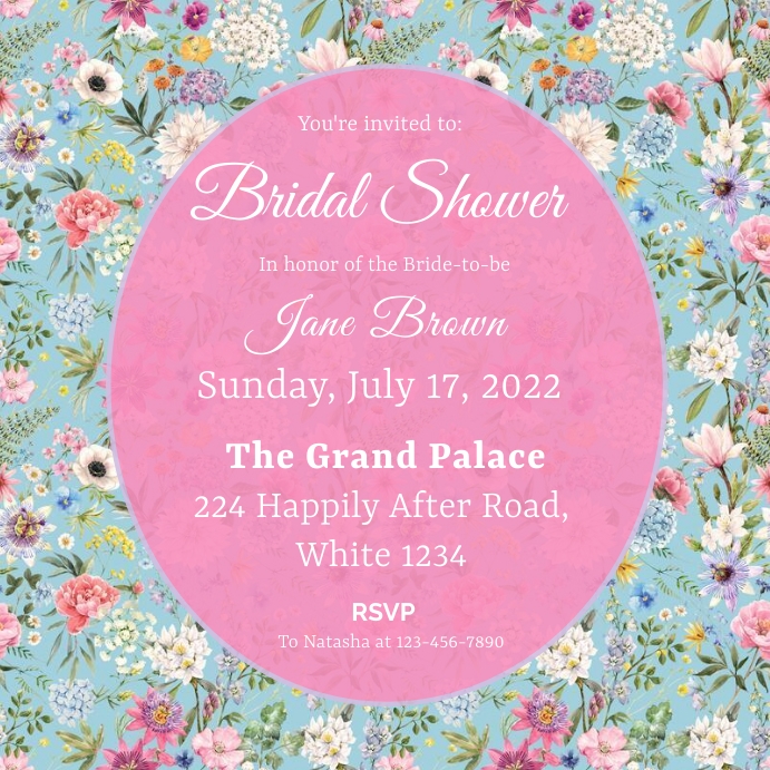 Bridal Shower Template | PosterMyWall