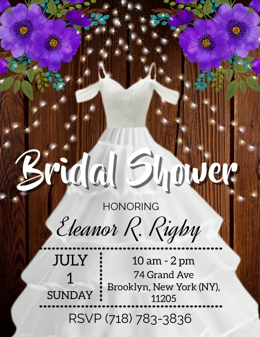 Bridal shower Template | PosterMyWall
