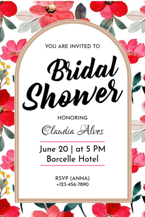 Bridal Shower Template | PosterMyWall