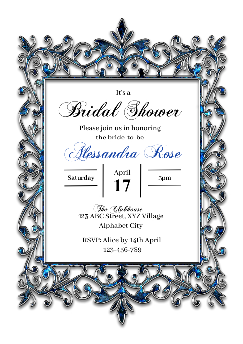 Bridal Shower Invitation Template | PosterMyWall