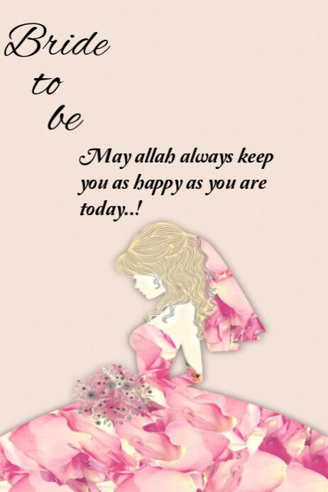 Bride to be Template | PosterMyWall