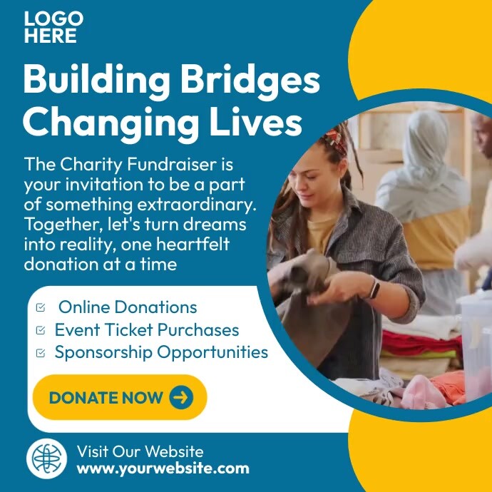 Bridge Changing Lives Templat | PosterMyWall