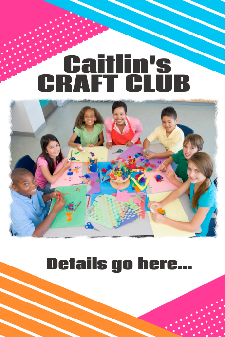 Copy of Bright Colors Event Flyer Poster Invitation Announcement ...