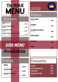 Menu Template | PosterMyWall