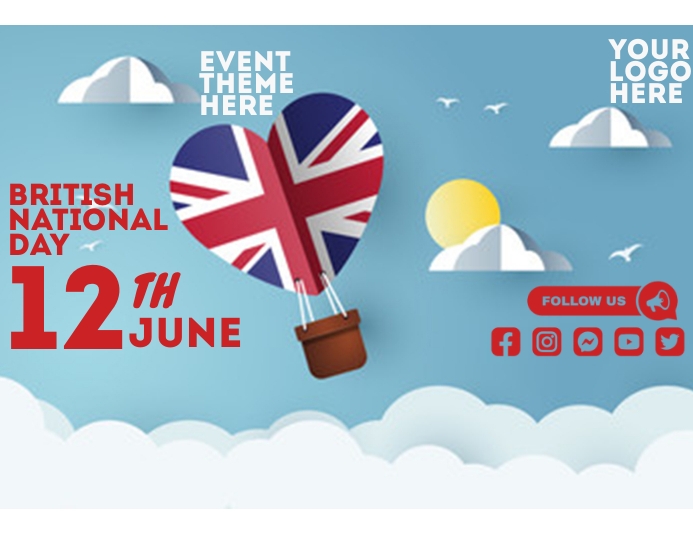 Copy of British national day | PosterMyWall