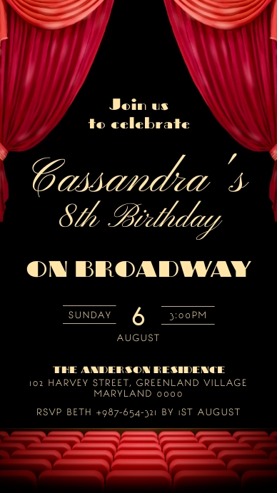 Copy of Broadway | PosterMyWall