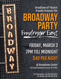 Broadway Flyer Template | PosterMyWall