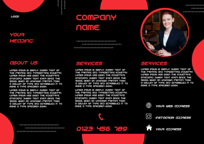 Plantilla de brochure template | PosterMyWall