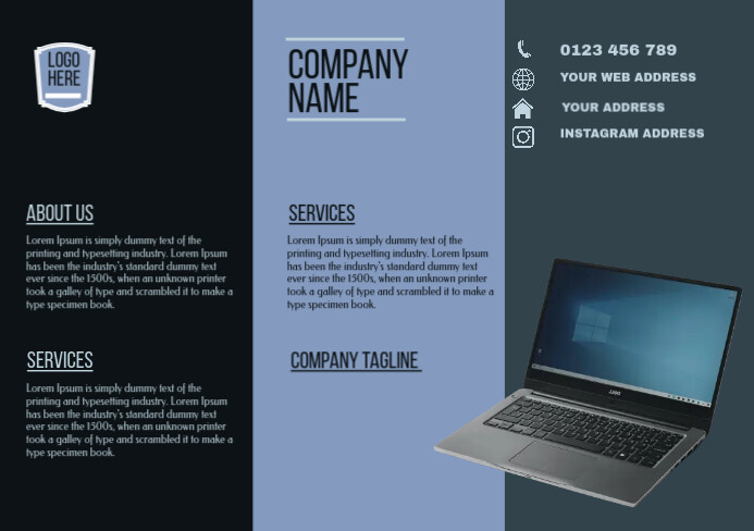 Plantilla Del Folleto de | PosterMyWall