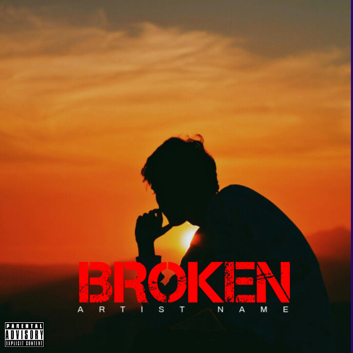 BROKEN ALBUM COVER Template | PosterMyWall