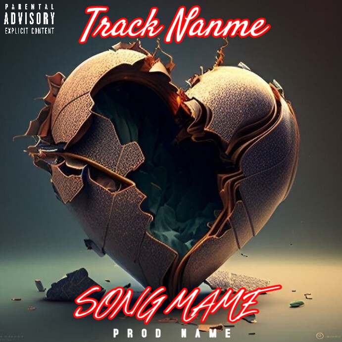 broken album cover Template | PosterMyWall