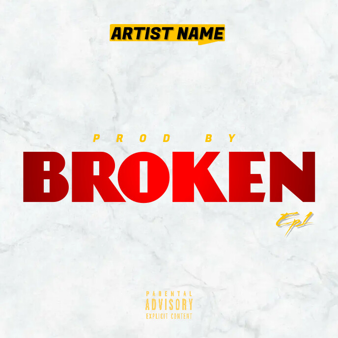 Broken album cover Template | PosterMyWall