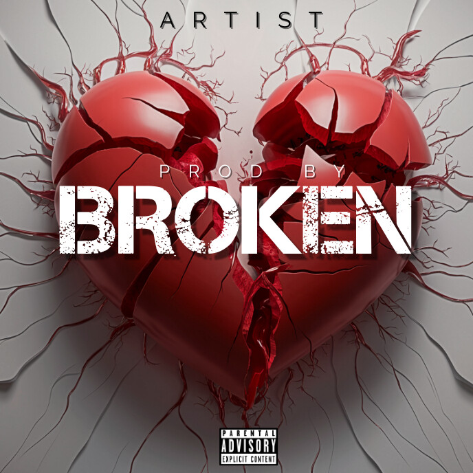 Broken Album Cover Template | PosterMyWall