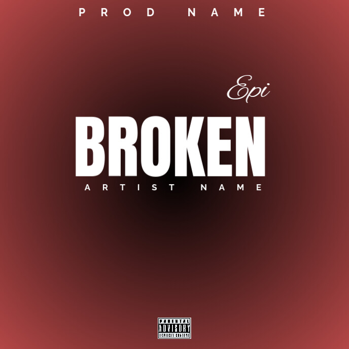 broken album cover Template | PosterMyWall
